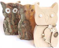 Eule-rustikal, Holzdeko | HOLZLIEBE-ISERLOHN | Geschenke aus Holz | MADE IN GERMANY